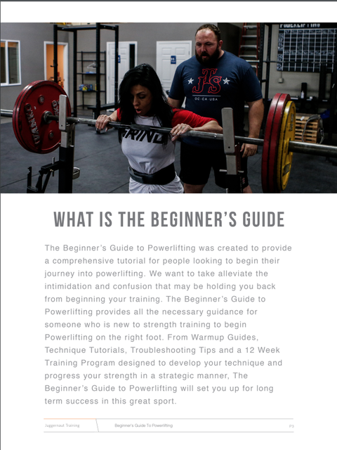 Beginner's Guide to Powerlifting – Juggernaut Training Systems