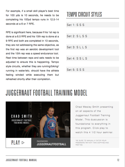 The Juggernaut Football Manual – Juggernaut Training Systems